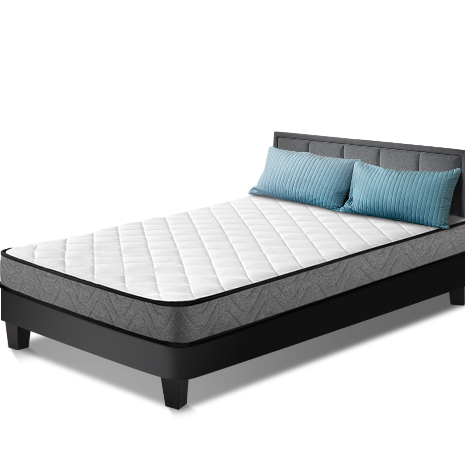 King Single Size Thick Spring Foam Mattress Bonnell Spring Core Medium ...