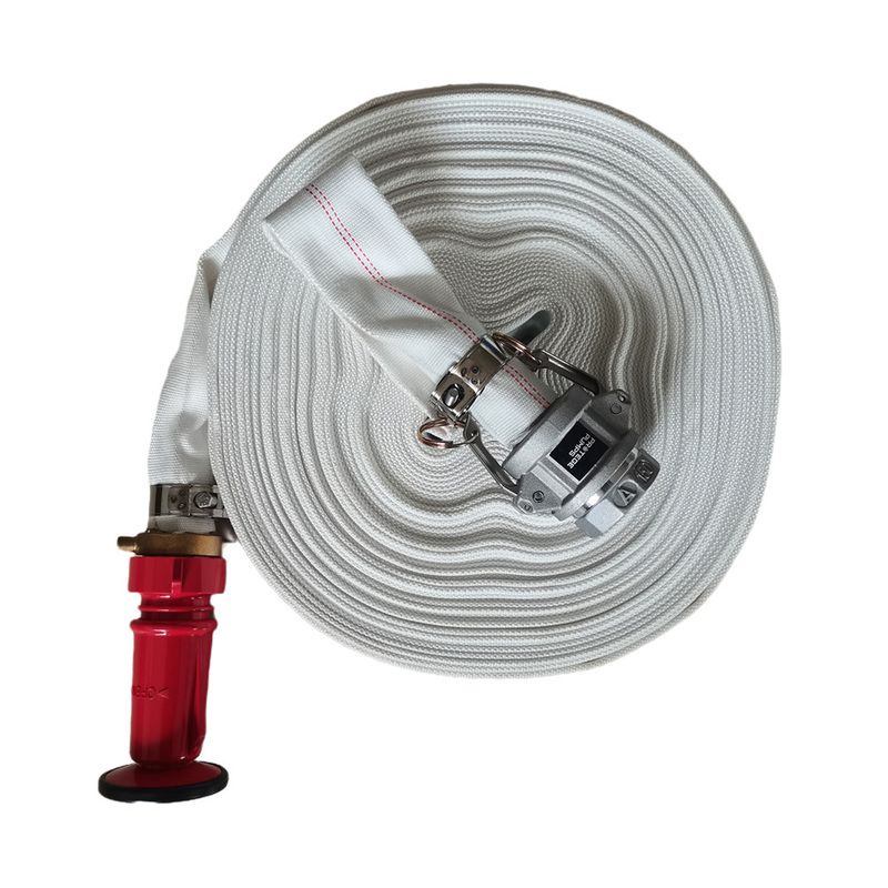PROTEGE 36m x 38mm Canvas Lay Flat Fire Hose Kit, High Pressure ...