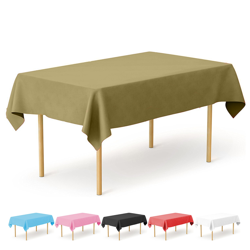 Party Central 72PCE Table Cloth PVC Coloured Waterproof Reusable 137 x ...