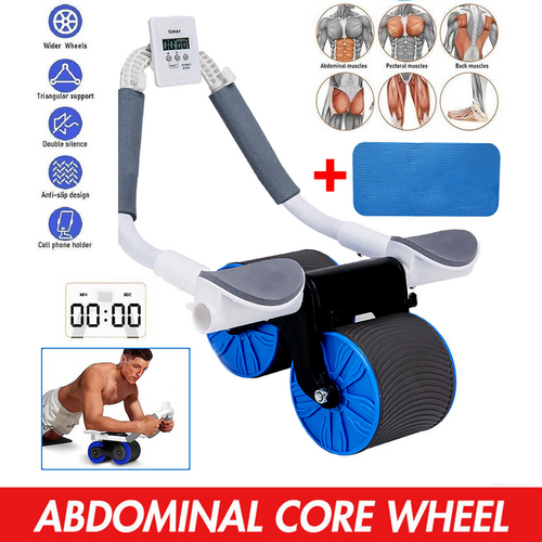 Automatic Rebound Abdominal Wheel Ab Roller Wheels with Elbow Support ...