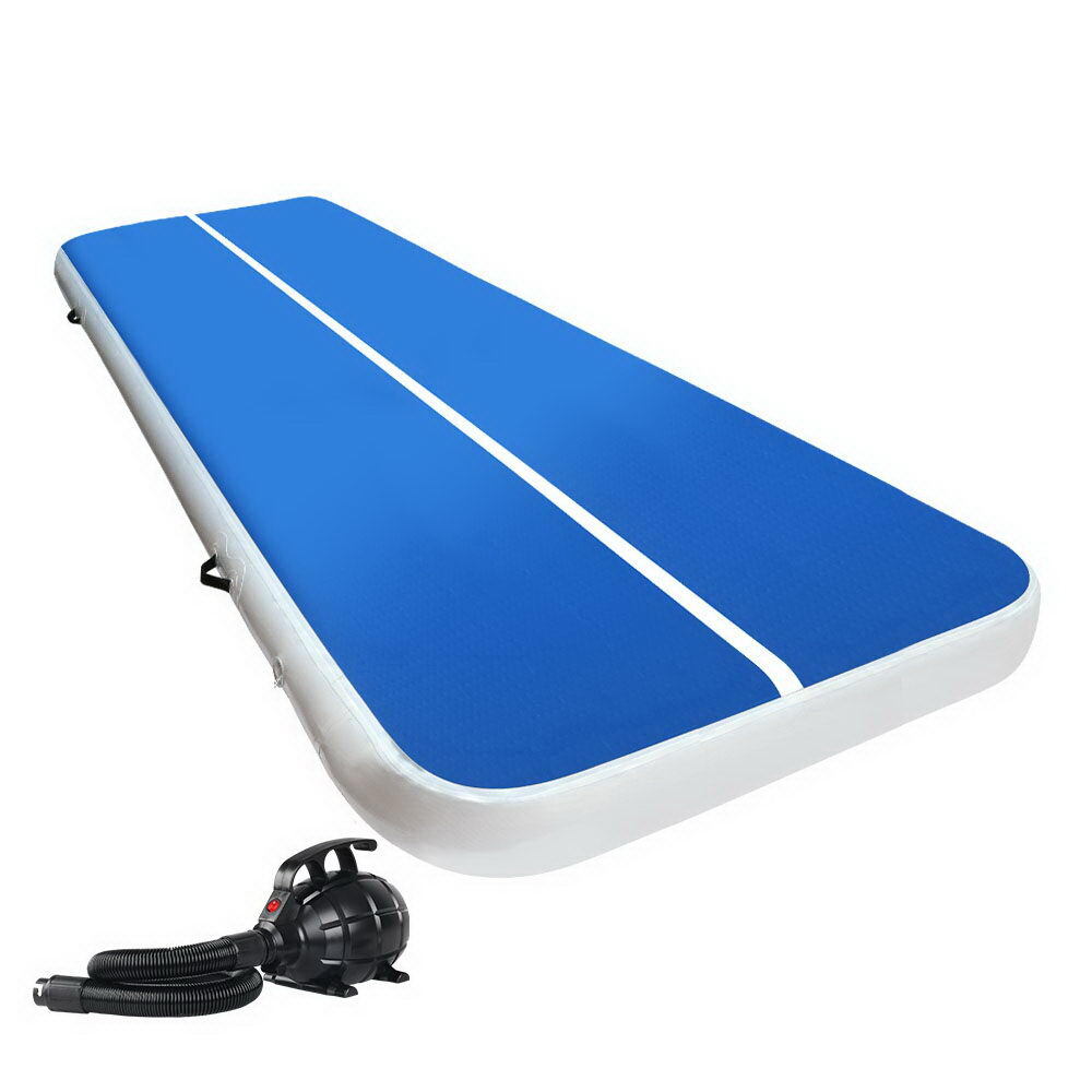 Everfit 4X2M Inflatable Air Track Mat 20CM Thick with Pump Tumbling ...