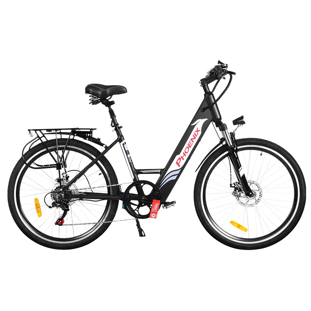 Phoenix 26” Electric Bike eBike e-Bike Mountain Bicycle City Battery ...