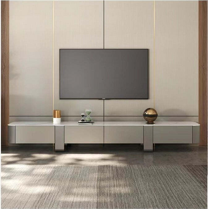 Berkley Ceramic Entertainment Unit/TV Stand/Ceramic top/ MDF shelves ...