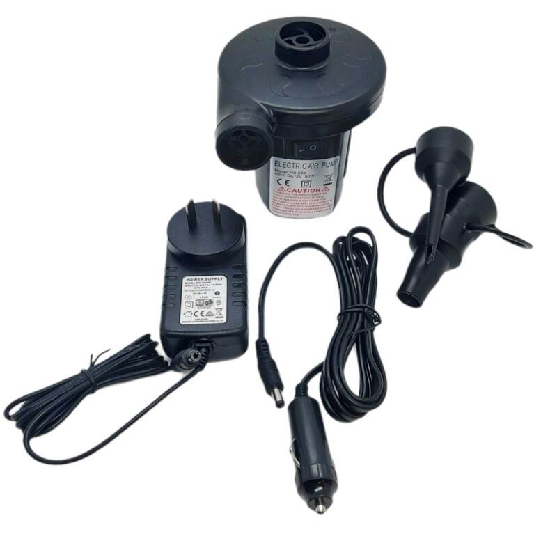 Electric Air Pump - 2 Way Inflator and Deflator - DC Adaptor + Car ...