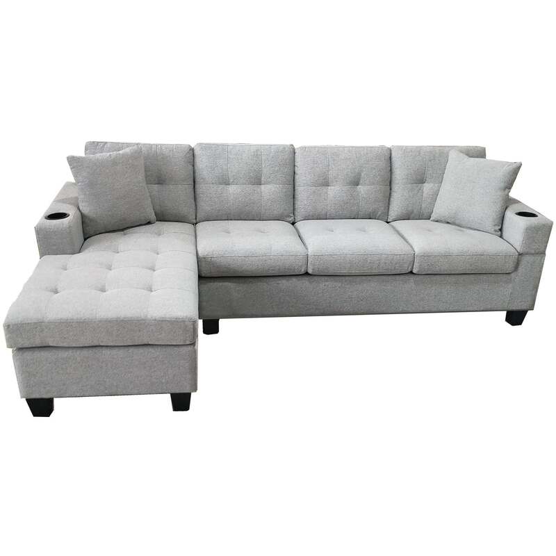 MONTANA REVERSIBLE SOFA COUCH SUITE MODULAR CORNER 4 SEATER SET ...