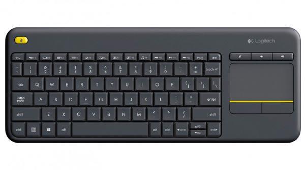 Logitech Wireless Keyboard K400 Plus, Black, USB Receiver, Inbuilt ...