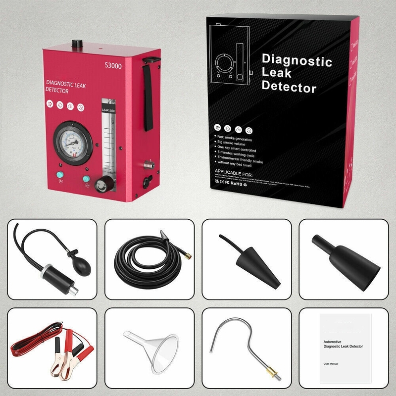 Portable Smoke Leak Detector Smoke Machine Automotive EVAP Diagnostic ...
