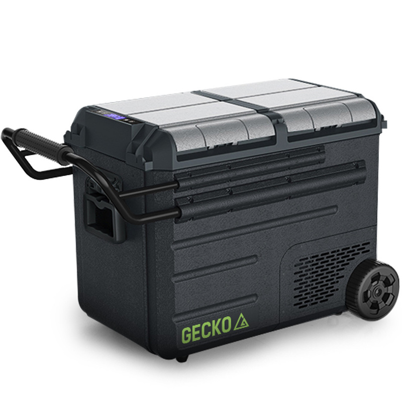 Gecko 55L Dual Zone Portable Fridge Freezer with onboard Lithium ...
