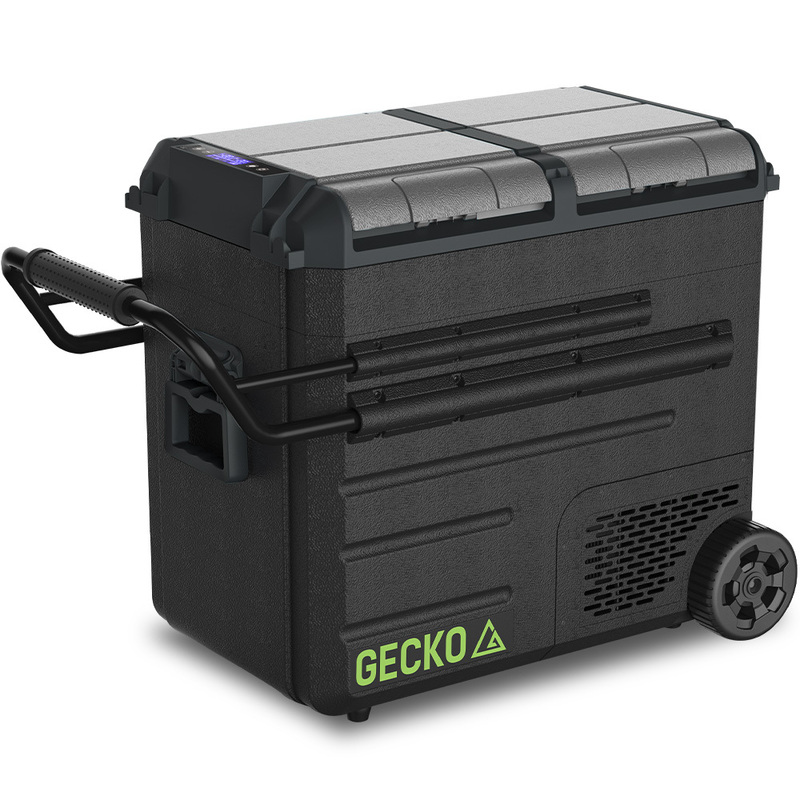Gecko 65L Dual Zone Portable Fridge Freezer with onboard Lithium ...