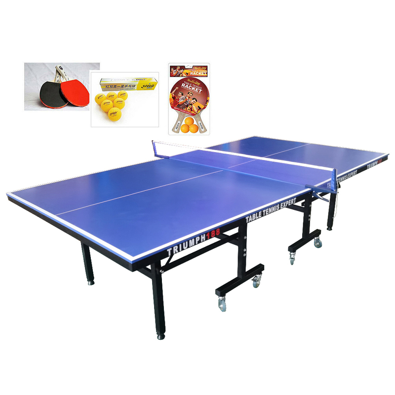 OUTDOOR PRIMO Triumph 188 Table Tennis Ping Pong Table w/ Accessories ...