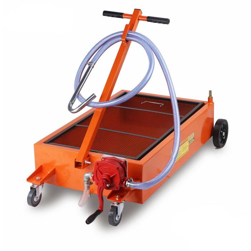 HORUSDY 76L Low Profile Waste Oil Drainer Mobile Workshop Pump Vehicle ...