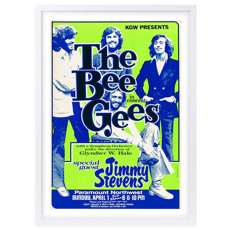 Wall Art's The Bee Gees - Jimmy Stevens - 1973 Large 105cm x 81cm ...