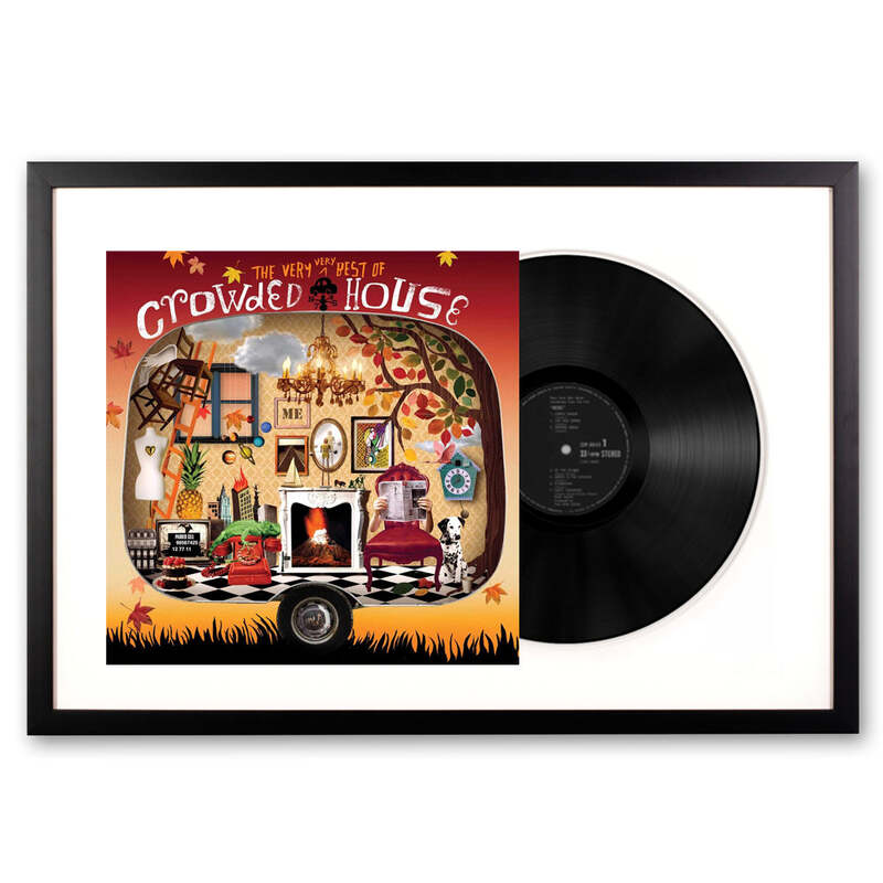Framed Crowded House the Very Very Best of Crowed House - Double Vinyl ...