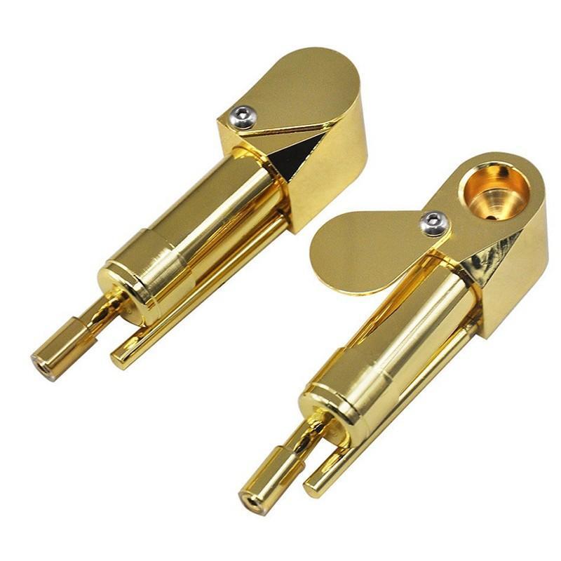 Solid Brass Tobacco Smoking Pipe Brass Chamber Bowl Hand Proto Pipes Hot