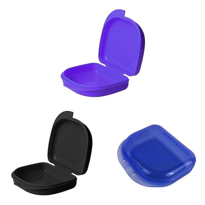 Orthodontic Retainer Box Teeth Mouth Denture Dental Case Guard Storage ...