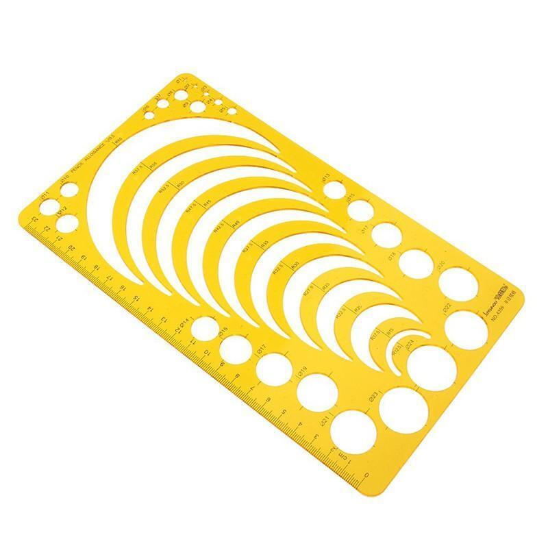 Drafting Circle Template Radius Drawing Stencil Useful Technical Tool ...