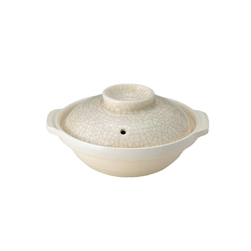 Donabe Japanese Ginpo 24.5cm Clay Pot Ceramic Hot Pot Casserole #8 2 ...